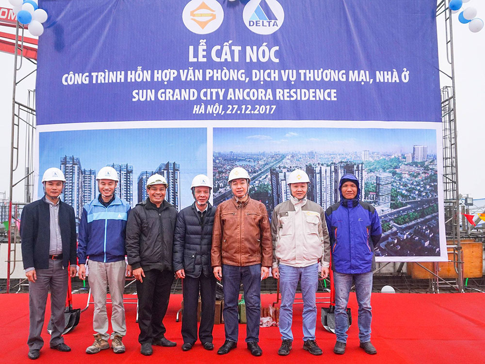 Lễ cất nóc Sun Grand City Ancora Residence - SunHome